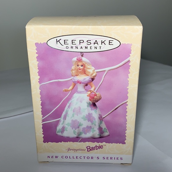 Hallmark | Holiday | Hallmark Keepsake Barbie Ornament 995 Springtime ...